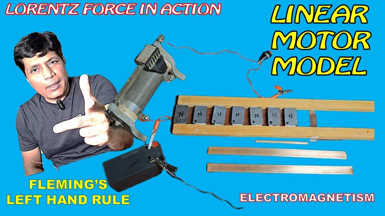 WHAT IS LINEAR MOTOR AND HOW IT WORKS| LORENTZ FORCE - YouTube