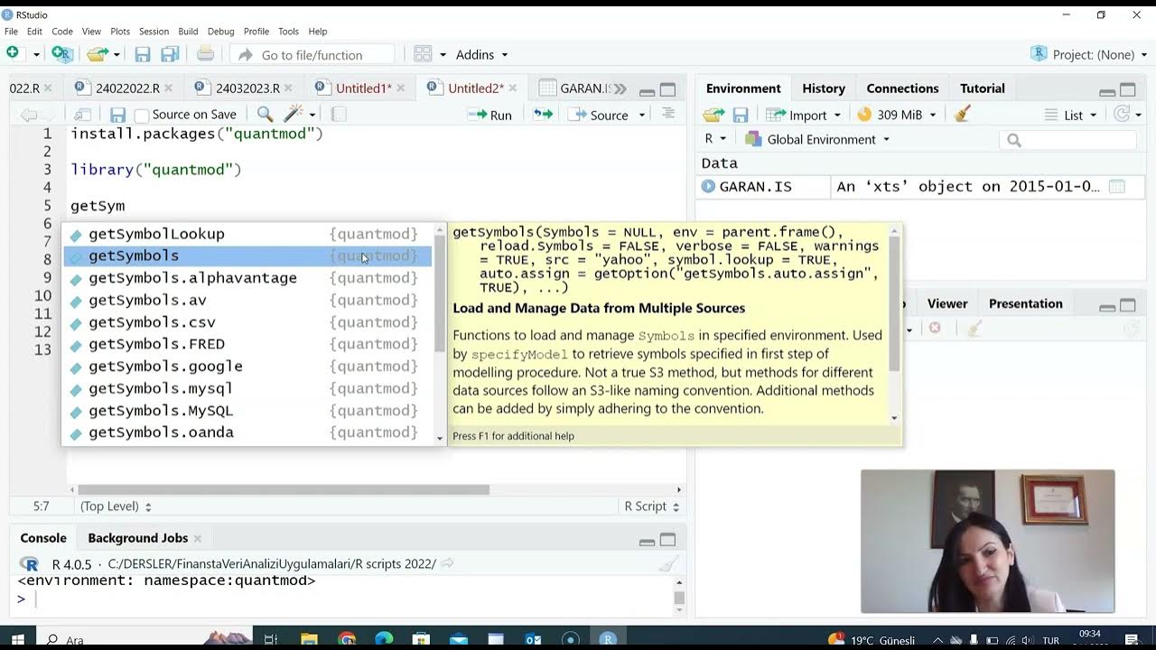R ile Temel ve Teknik analiz Mümkün mü? / quantmod - YouTube