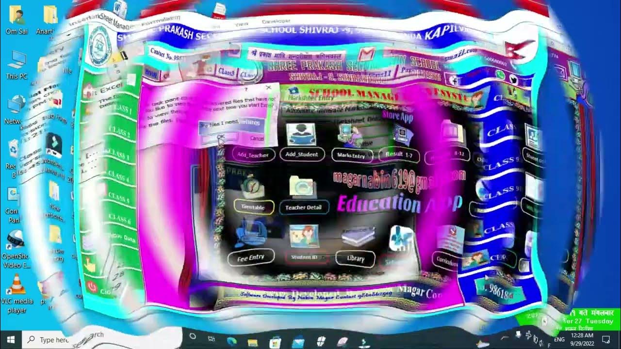 How to Create School Management System in Excel (VBA code) - YouTube