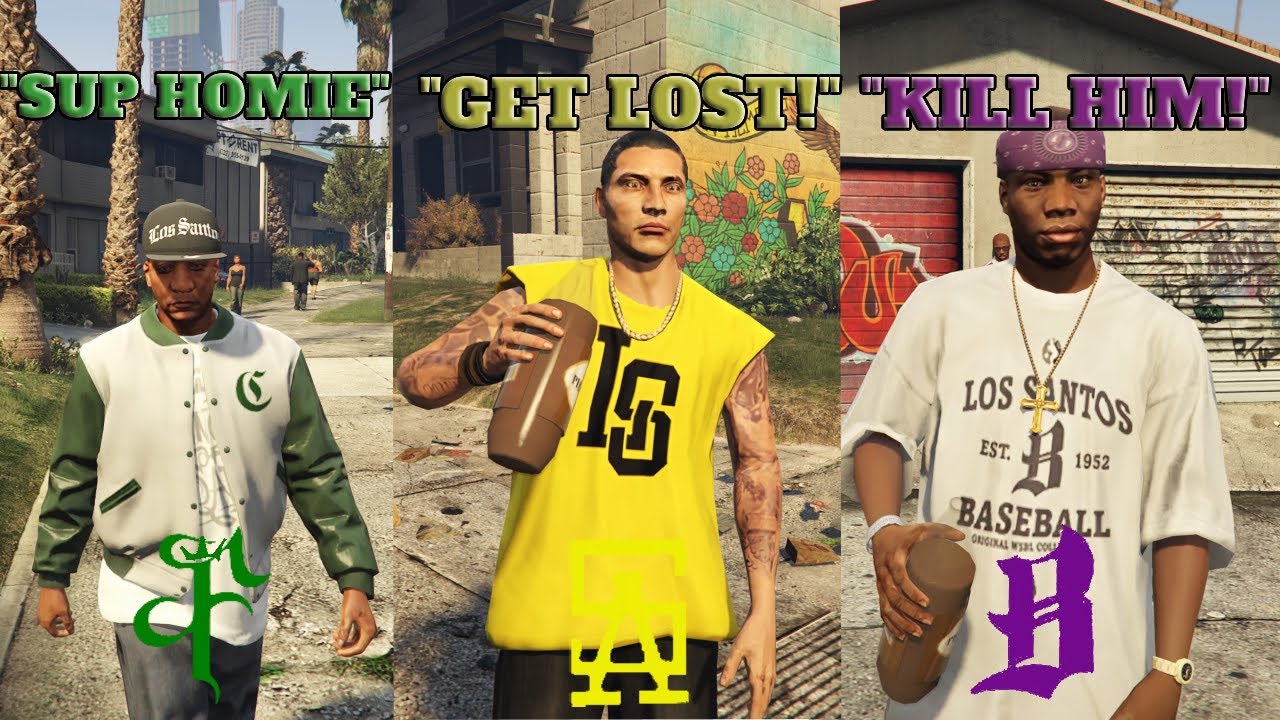 How Does Different GANG MEMBERS react to FRANKLIN? (GTA 5) - YouTube