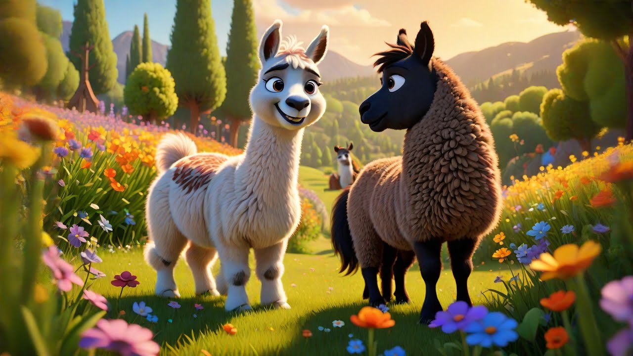 Three Fluffy Llamas Leap and Laugh + More Nursery Rhymes & Kids Songs ...