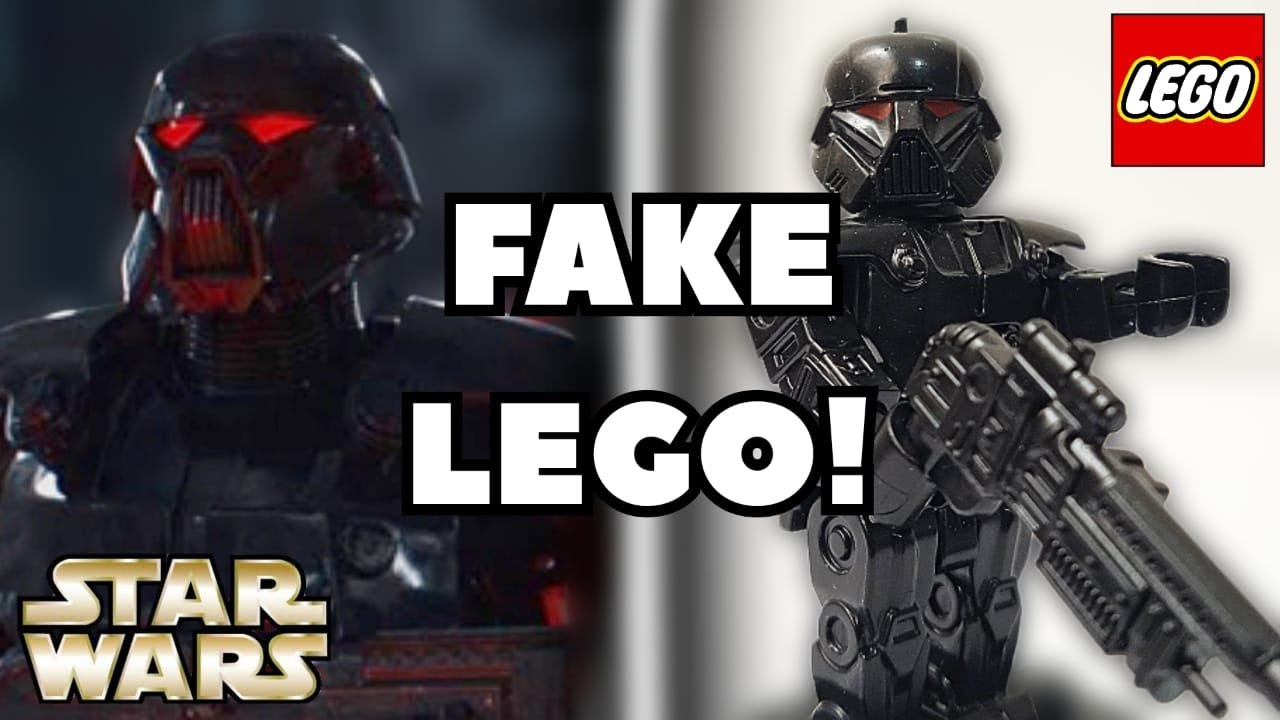 LEGO Dark Trooper Star Wars (The Mandalorian) Fake Minifigure | XP-395 ...