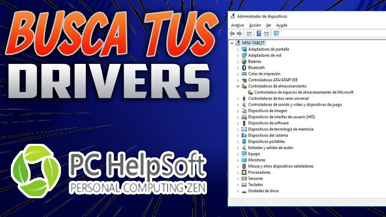 COMO BUSCAR Y ACTUALIZAR TUS DRIVERS DE UNA MANERA FACIL - YouTube
