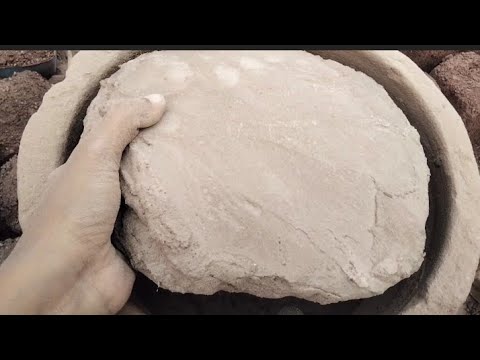 Soft fluffy pure mud dirt 🤎 Dry Clay pot crushing 2 videos compilation ...
