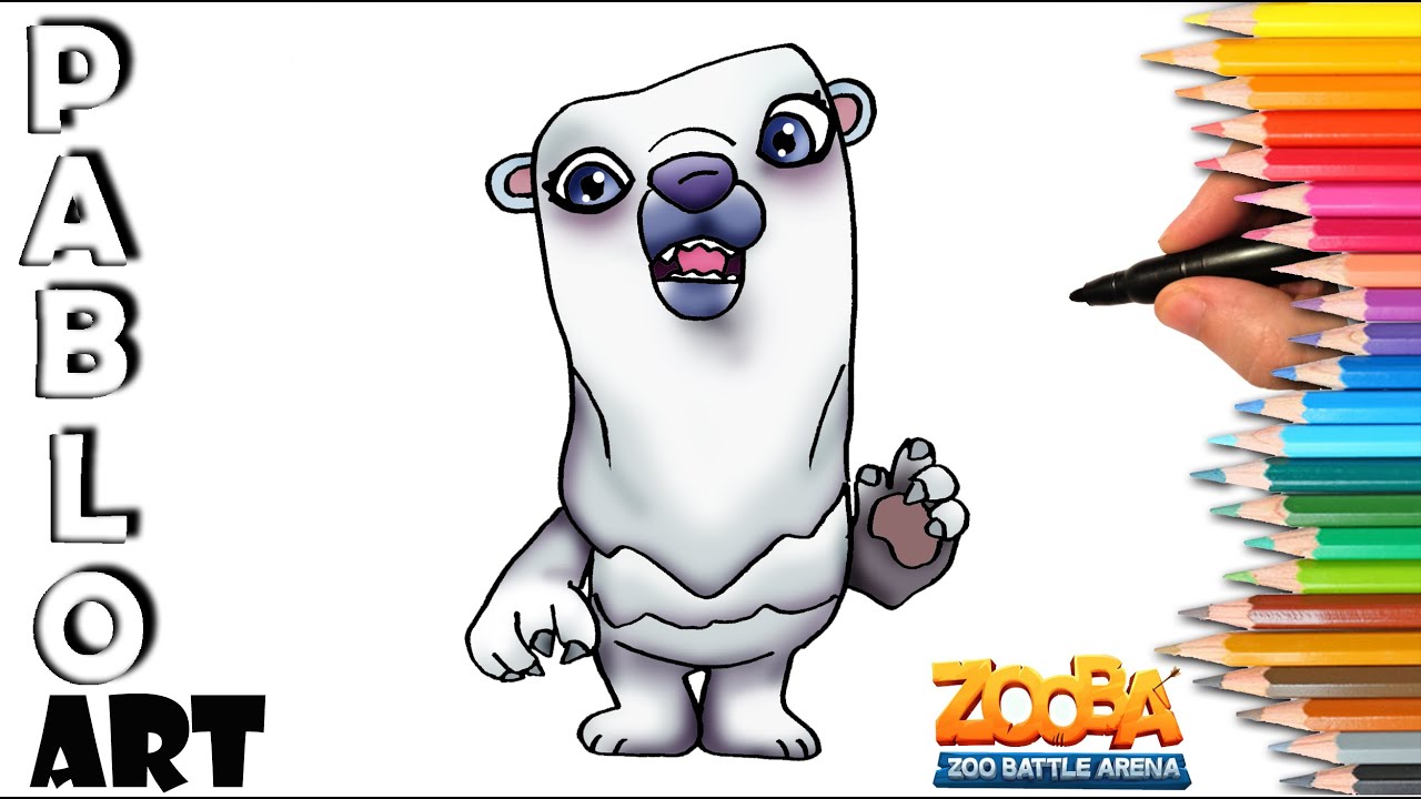 How to Draw Ursula from Zooba | Learn to Draw step by step - YouTube