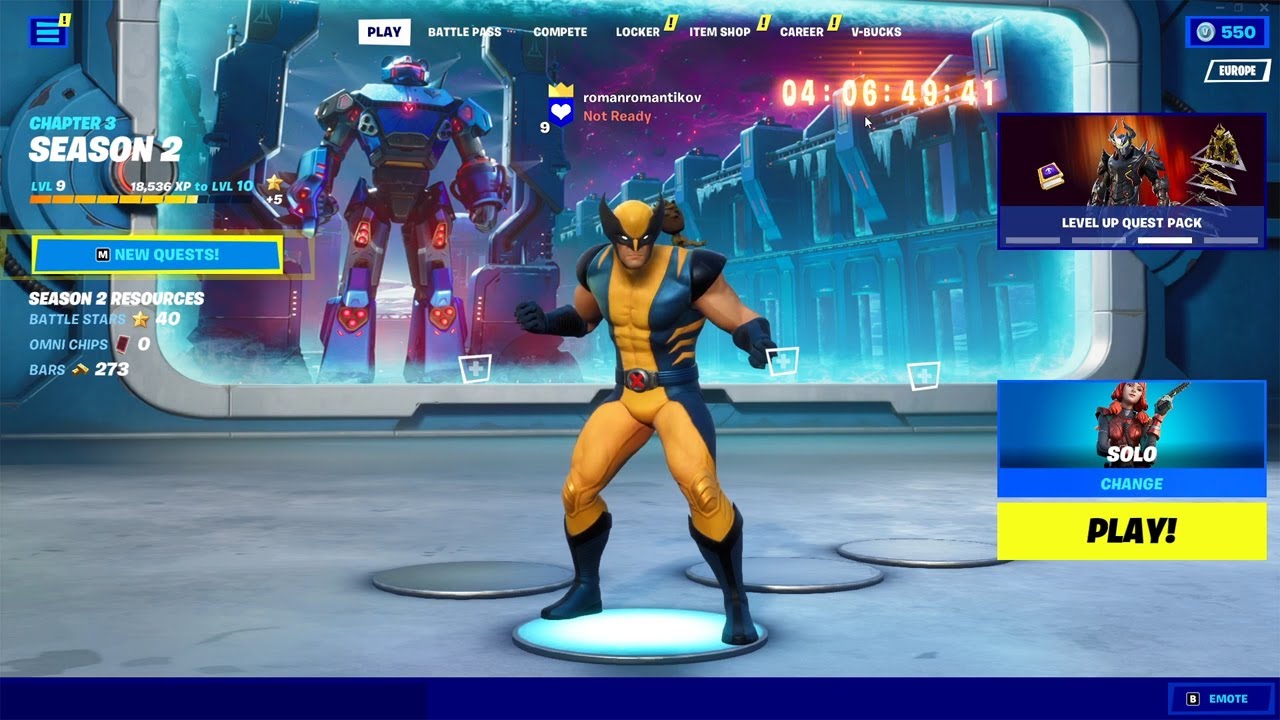 The Lobby Background Has Changed! Fortnite Chapter 3 Season 2 Update ...