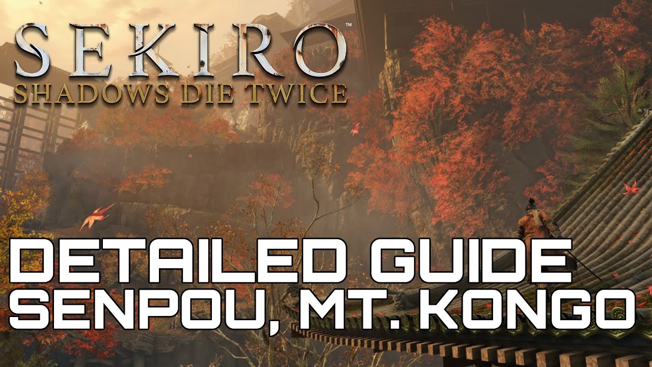 Sekiro Shadows Die Twice DETAILED WALKTHROUGH #9 SENPOU, MT. KONGO ...