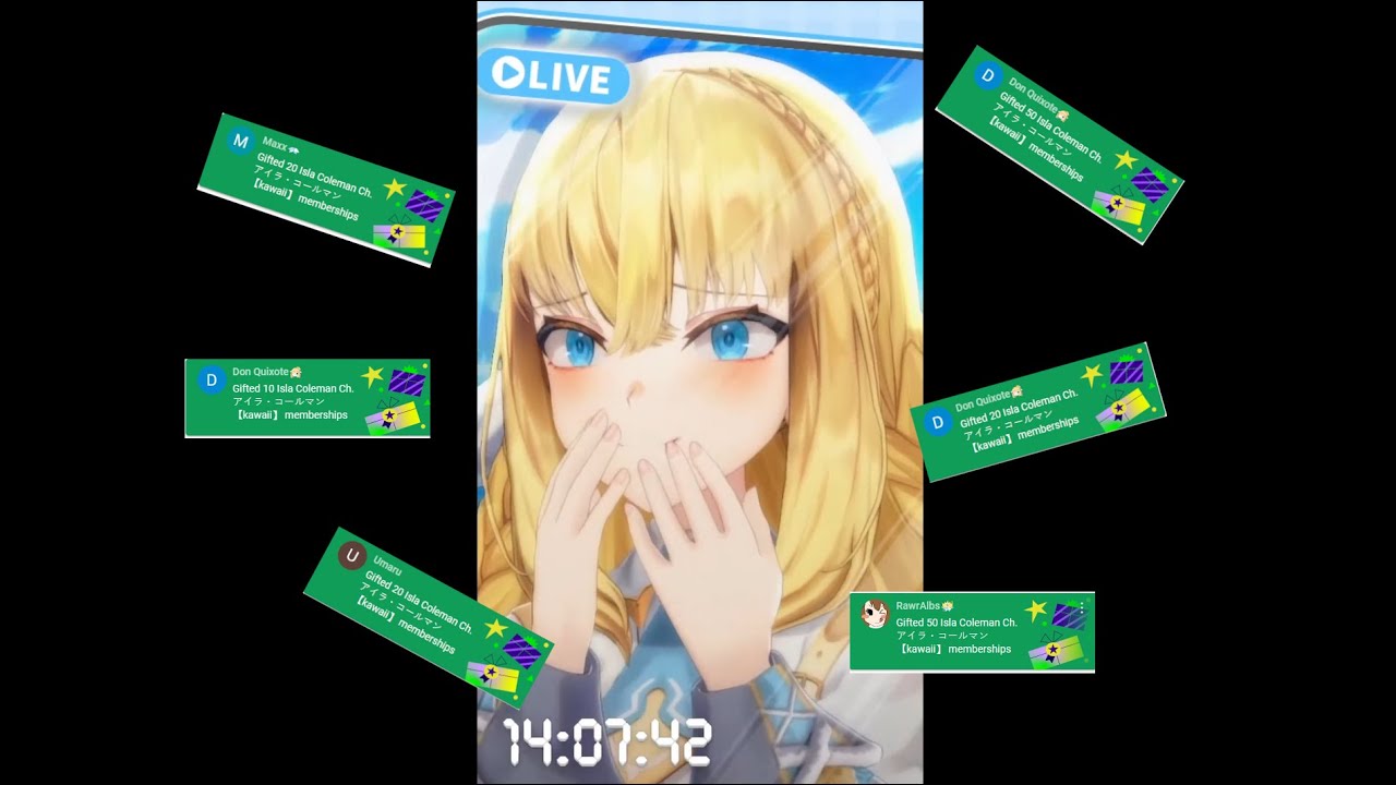 Vtuber gets tons of love and chat goes on an emote unlocking spree ...