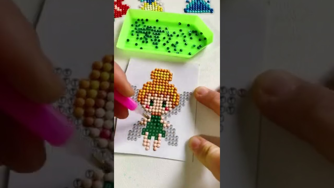 Amazing Art Drawing Videos 🔴 A fun princess paste painting, point and ...
