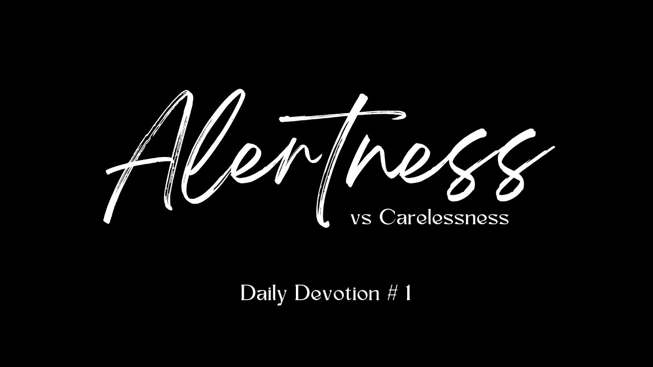 Character Development #1 Alertness - YouTube
