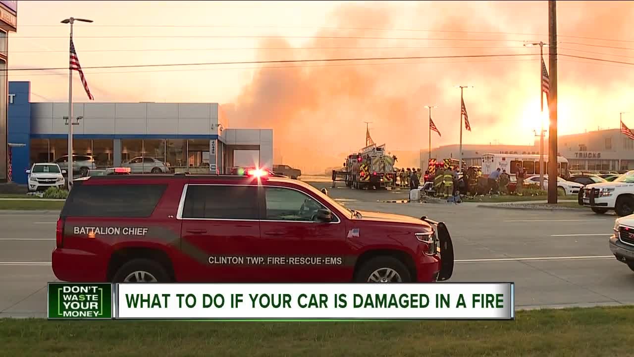 What to do if your car is damaged in a fire - YouTube