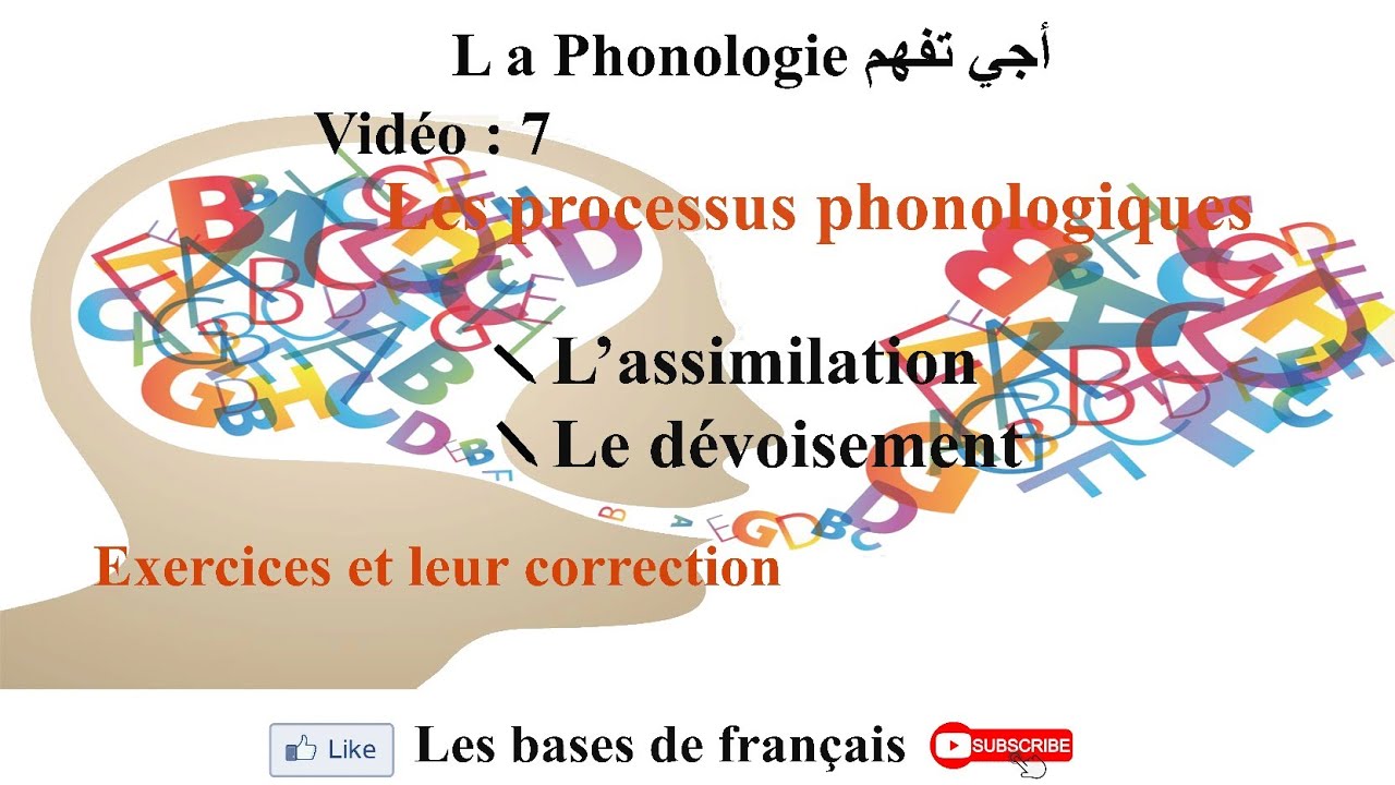 La phonologie : vidéo 7. le processus de l"assimilation et le dévoisement - YouTube