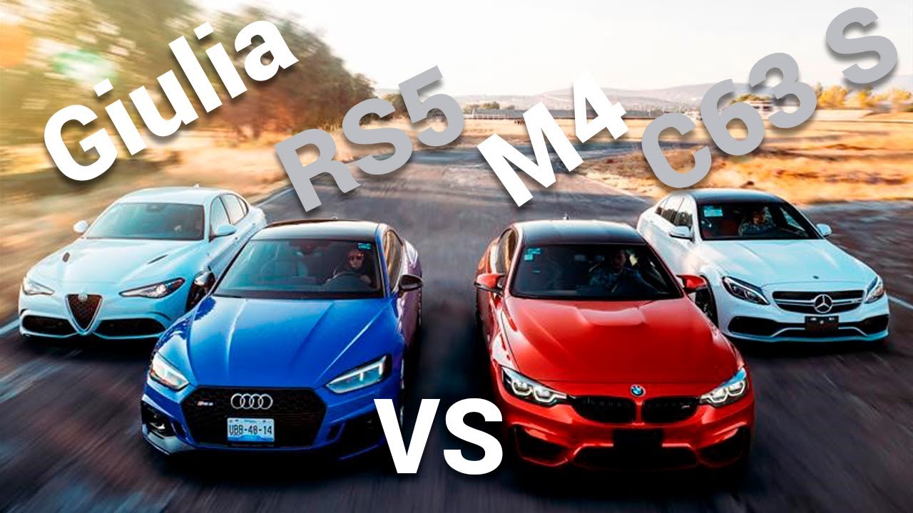 Giulia VS RS5 VS M4 VS C63 S comparativa deportivos europeos ...