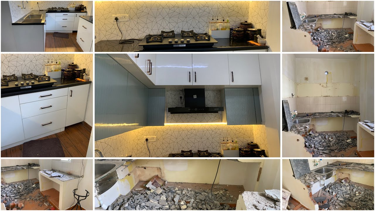 Day-11 Modular Kitchen Before After | Modular Kitchen Decor Chennai ...