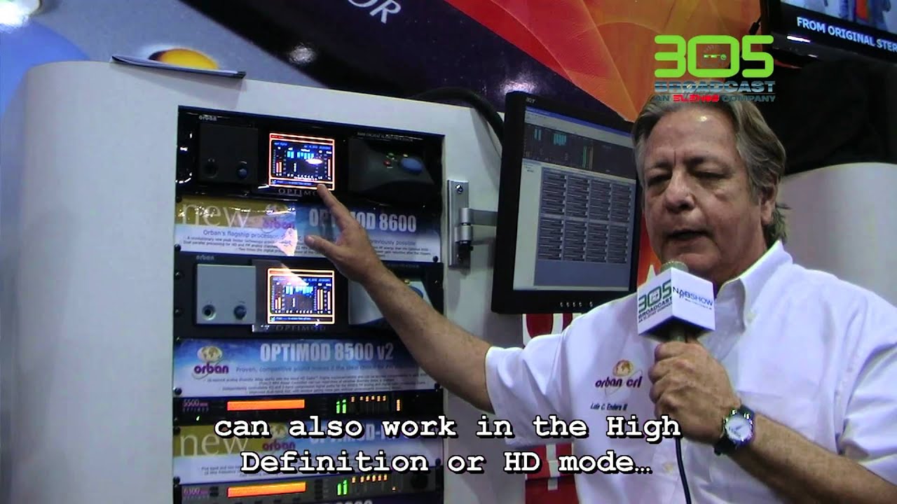 NAB 2010: Orban OPTIMOD FM 8600, 8500, 5500 & 6300 - YouTube