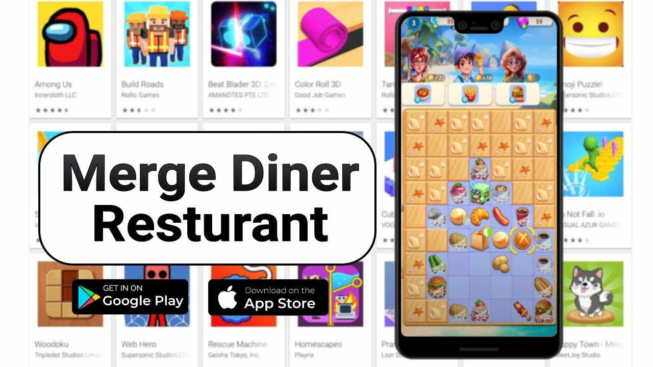 Merge Diner - Resturant Games #3 (Android/IOS) - YouTube