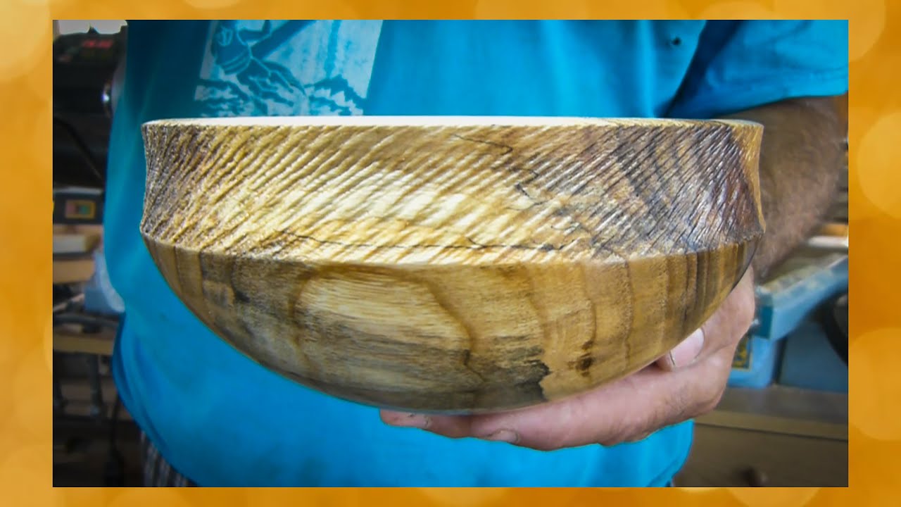 Чаша из Ореха и мой новый резец Bowl Gouge - YouTube