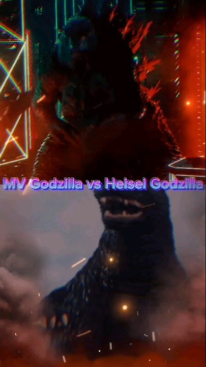 Monsterverse Godzilla vs Heisei Godzilla Edit #godzilla - YouTube