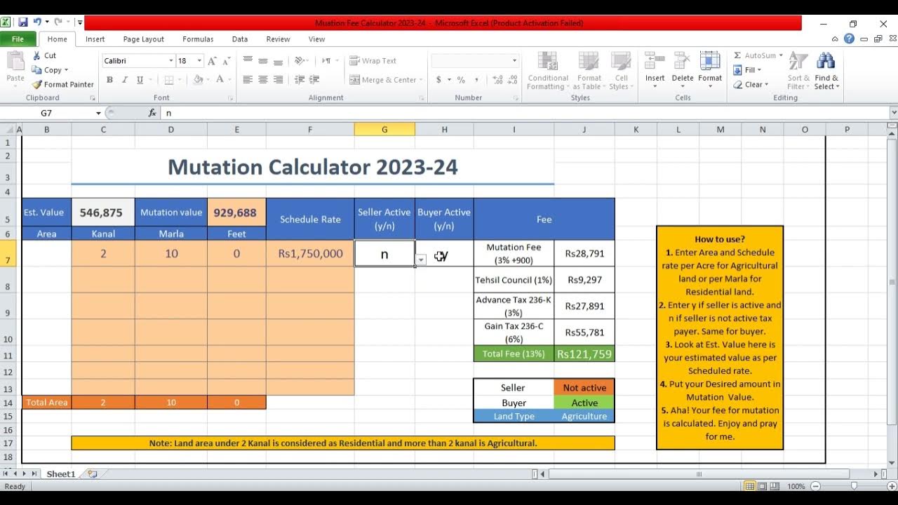 Mutation fee calculator essay method - YouTube