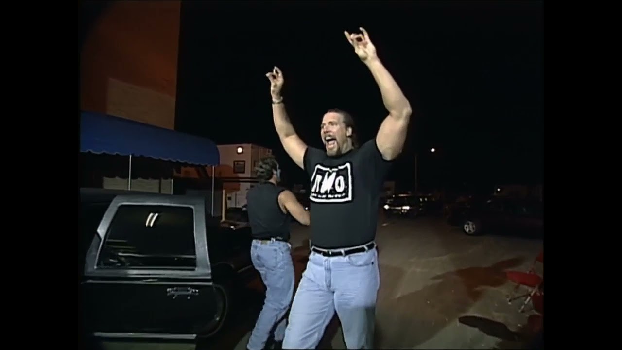 The NWO Arrive in 2 Limo's on Nitro 1996 (WCW) - YouTube
