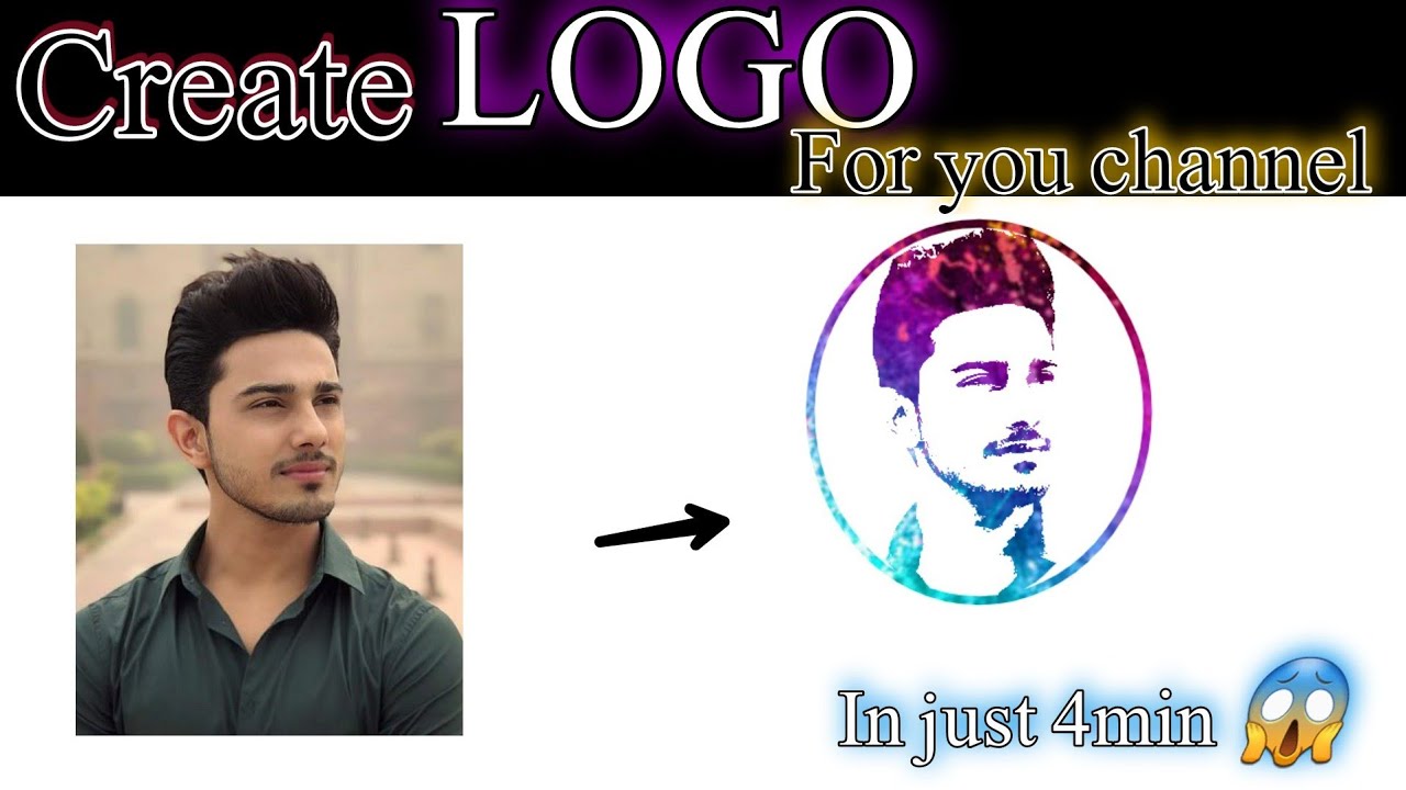 How to Make Logo for Youtube channel / Youtube channel kaleya logo banain / Ashfaq Tech - YouTube