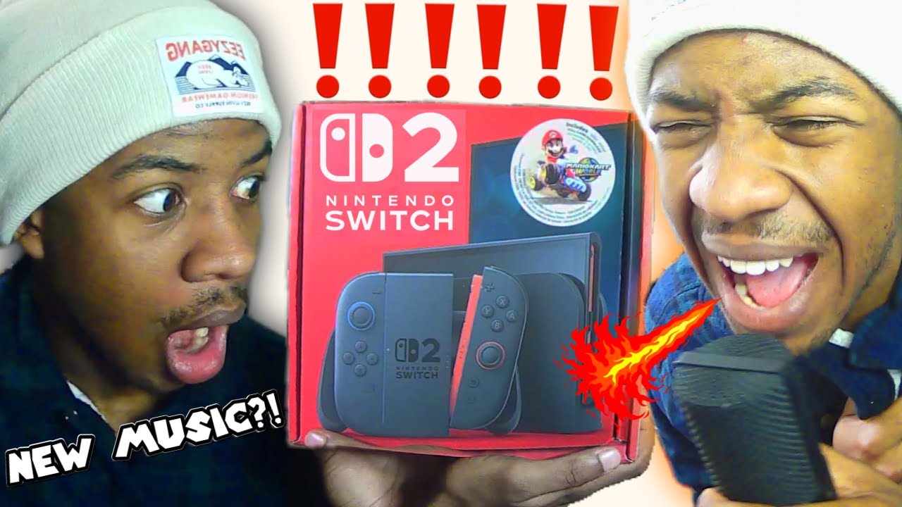 WAIT THERES MUSIC!? | Nintendo Switch 2 Unboxing/Review! (SO GOOD IT ...