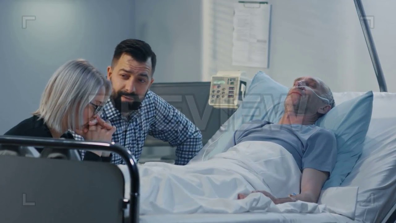 Distressed Family Hospital Visit Stock Video - YouTube