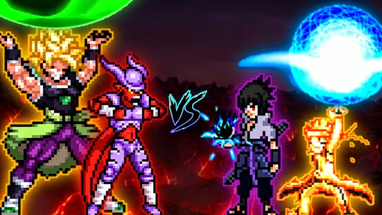 Super Janemba (New) & Broly DBS OP VS Sasuke Indra OP & Naruto (all ...