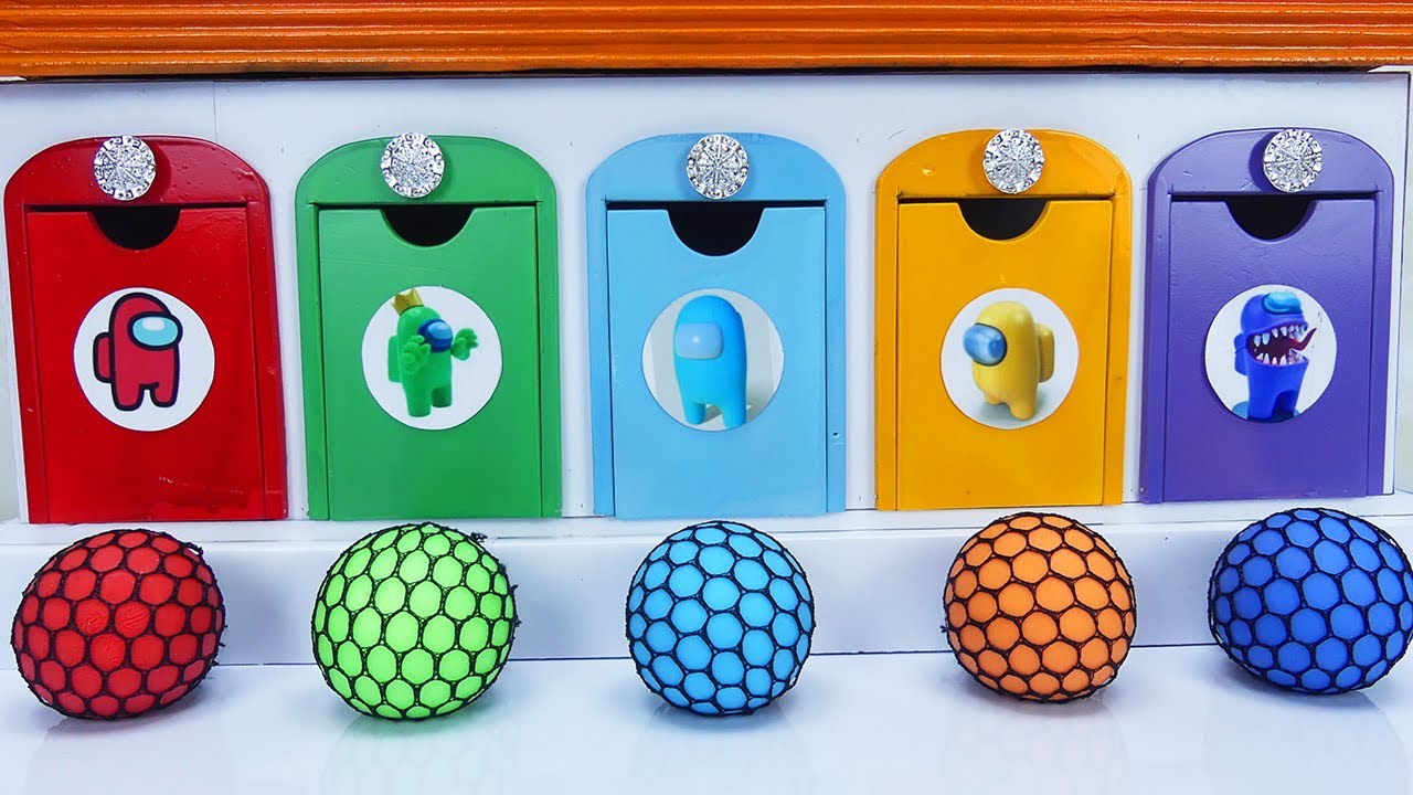 Satisfying ASMR | Making 5 Slime Net Balls WITH Relax Sounds into 5 ...