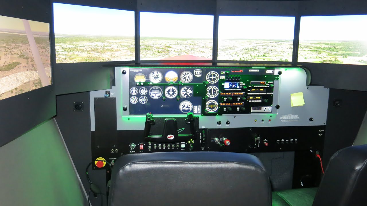 KVMA & UMA Redbird FMX Flight Simulator - YouTube