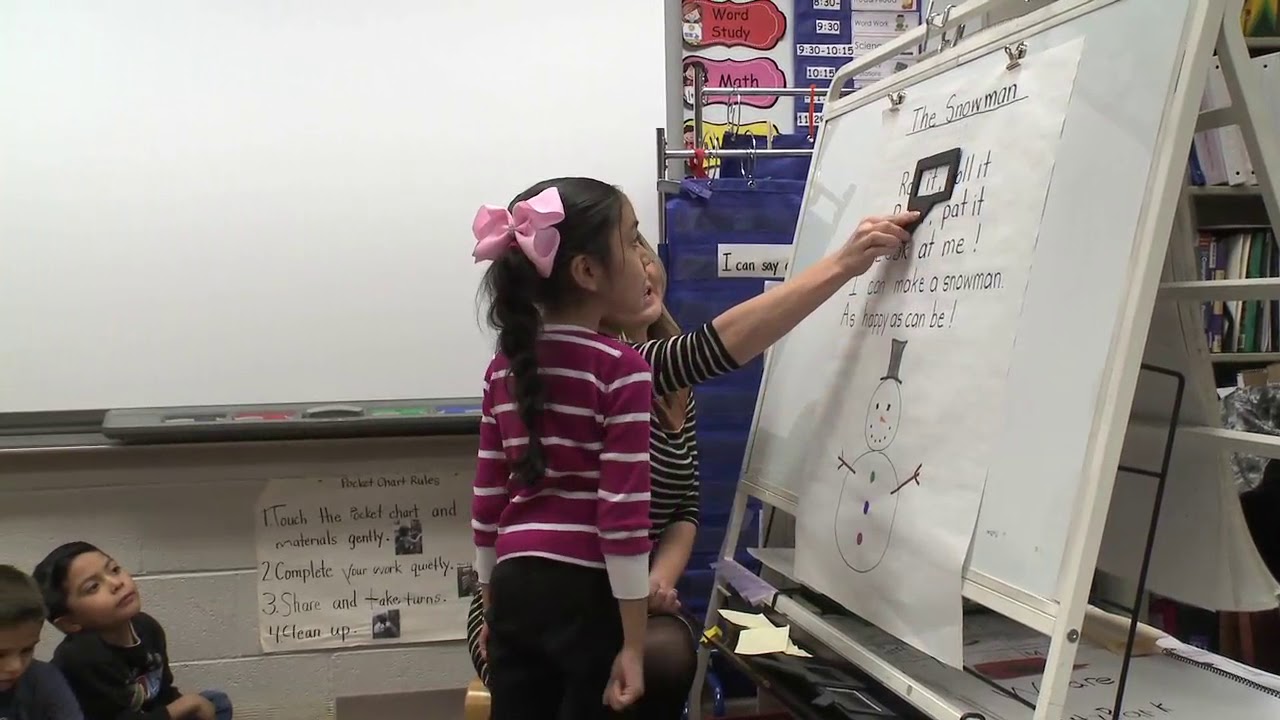 Foundational Skills: Shared Reading: The Snowman Kindergarten - YouTube
