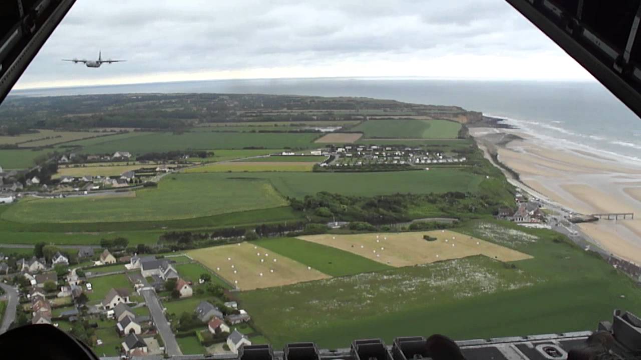 Wyoming Air Guard, Normandy Flyover - YouTube