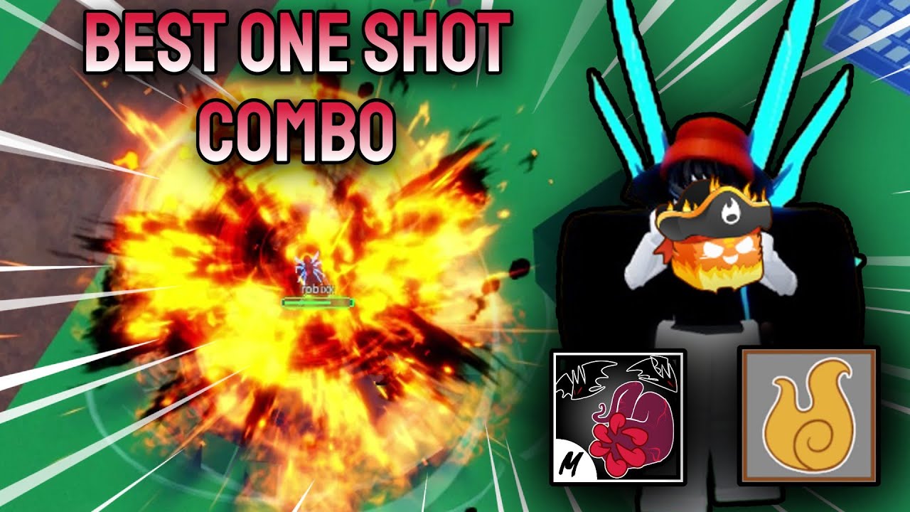 Sanguine Art + Flame = Best One Shot Combo Update 23 (Blox Fruits ...