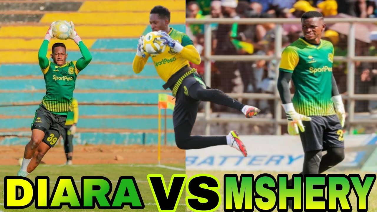 Djigui diara vs Aboutwalib Mshery incredible saves - YouTube