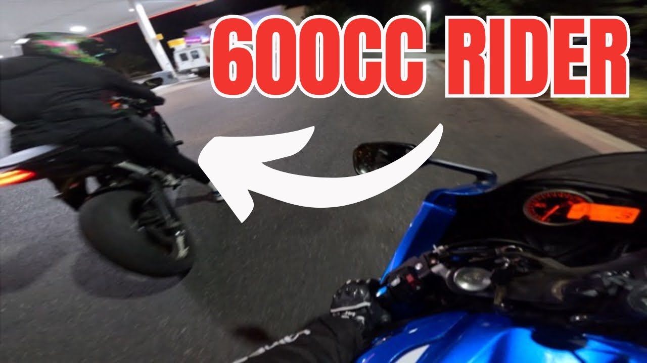 600CC RIDER ON A 1000CC FOR ONE OF THE FIRST TIMES - YouTube