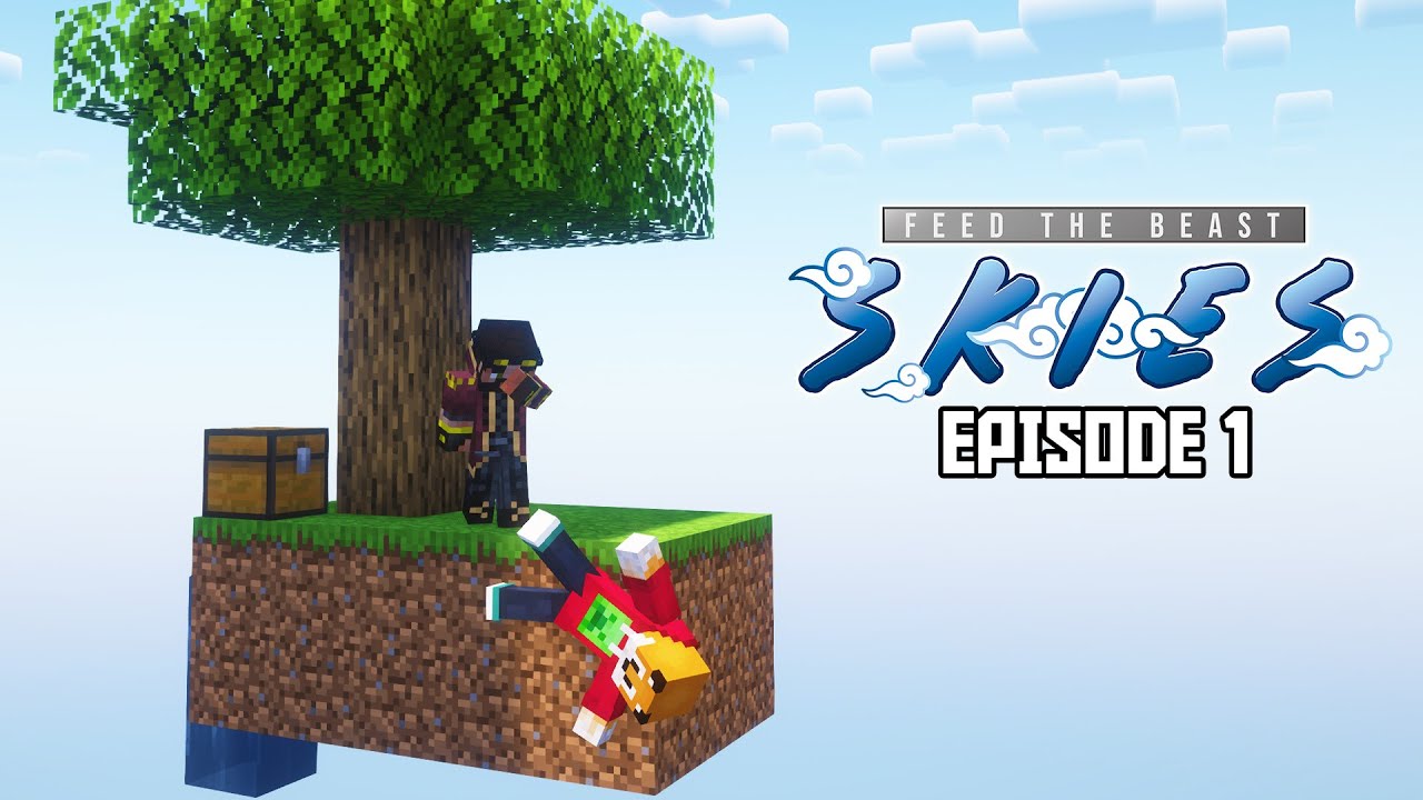 I started a new adventure in Minecraft Modded! FTB Skies Episode 1 ...