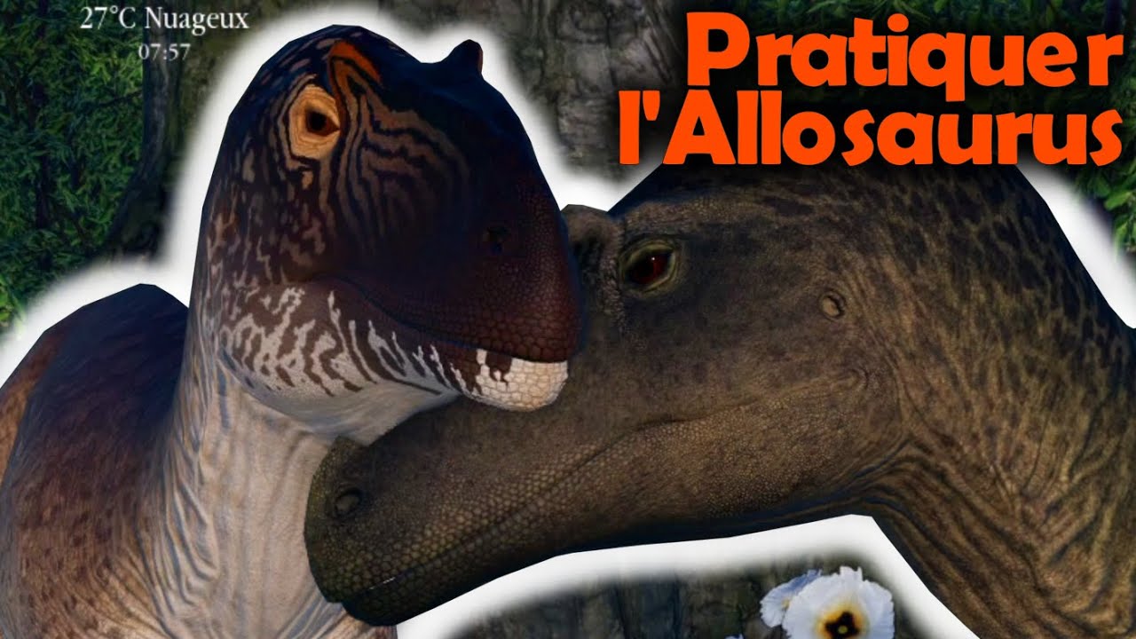 La Survie de l'Allosaurus pour Devenir Adulte Dans Prior Extinction ...