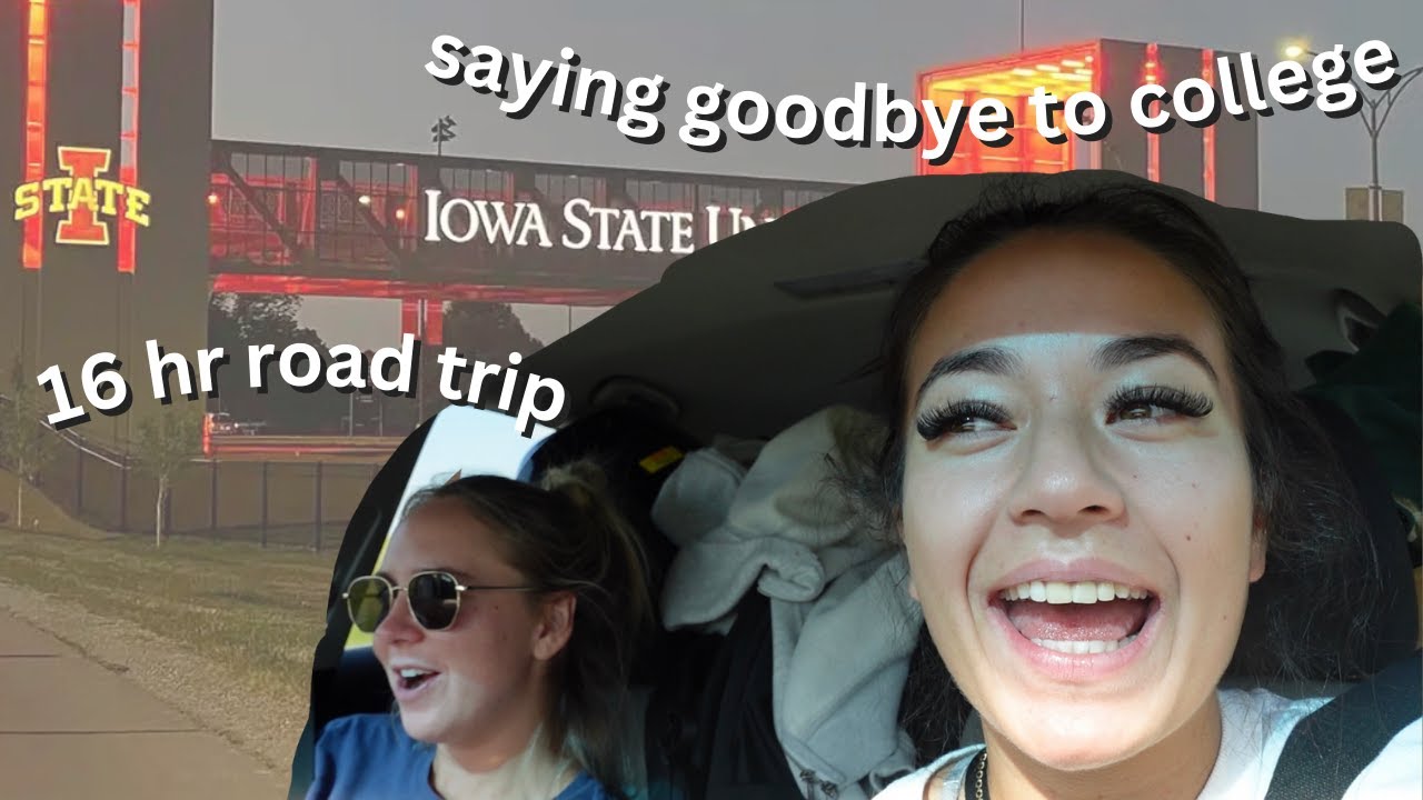 vlog: said goodbye to iowa state and then immediately drove 16 hrs to ...