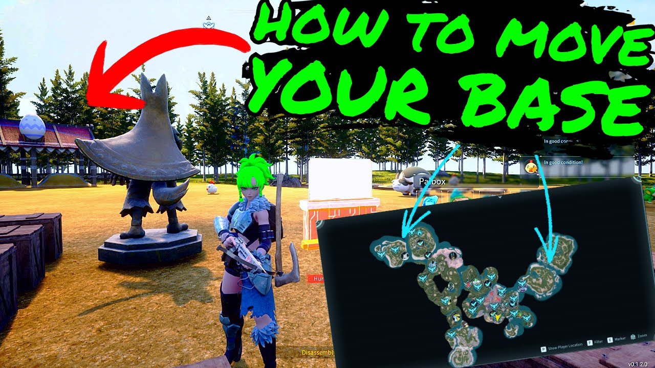 How To Move Your BASE in PALWORLD!!! - YouTube