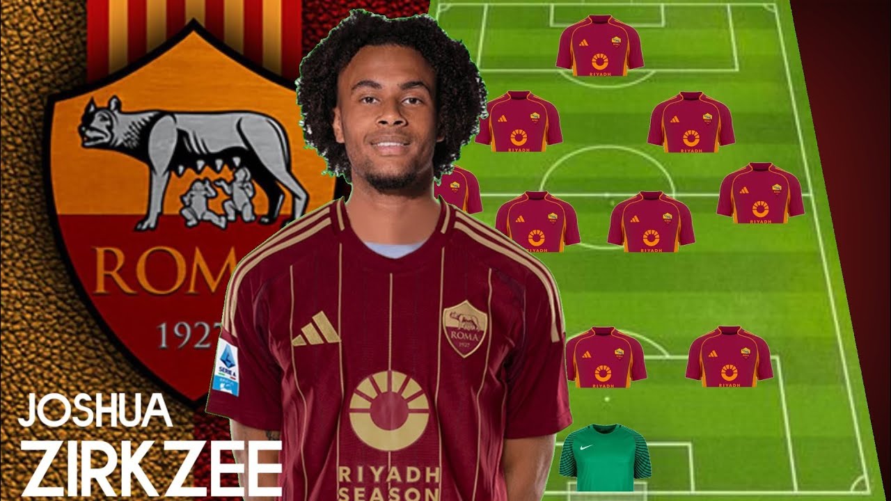 AS ROMA PREDICTED LINEUPS WITH JOSHUA ZIRKZEE ¦ AS ROMA RUMOUR TRANSFER ...
