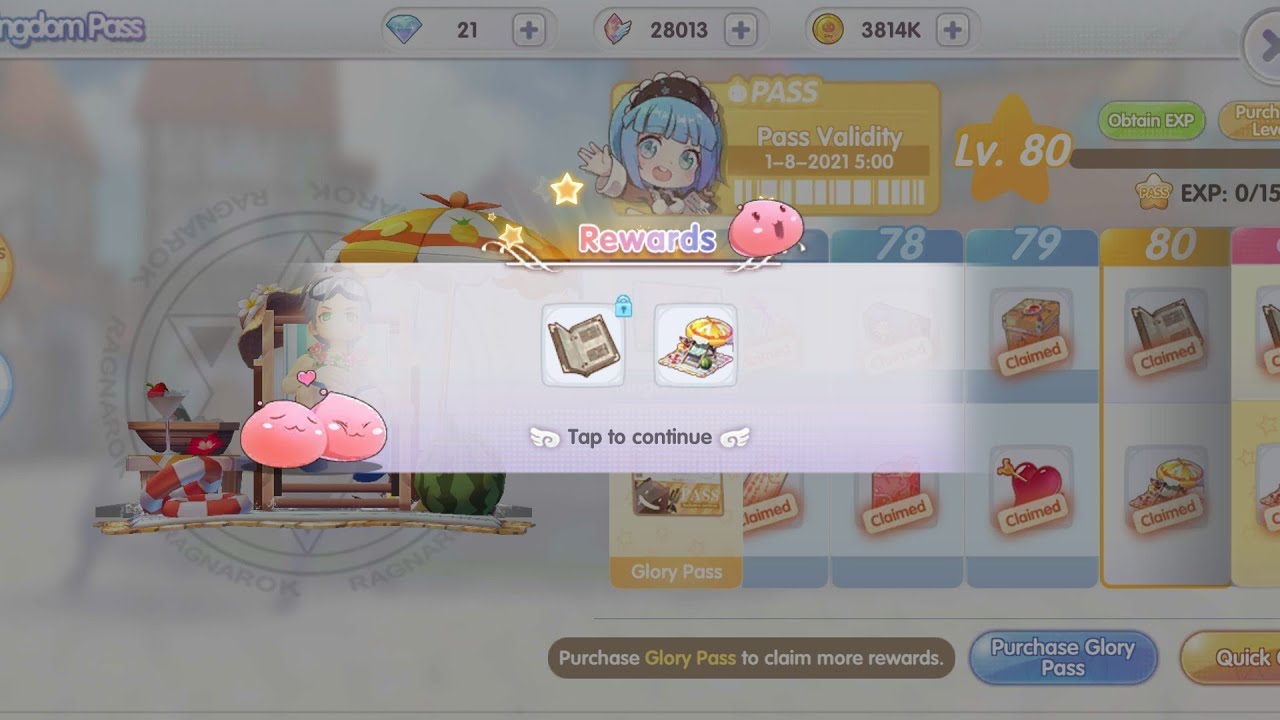 How to reach lv80 Glory Pass quick guide in Ragnarok X: Next Generation ...