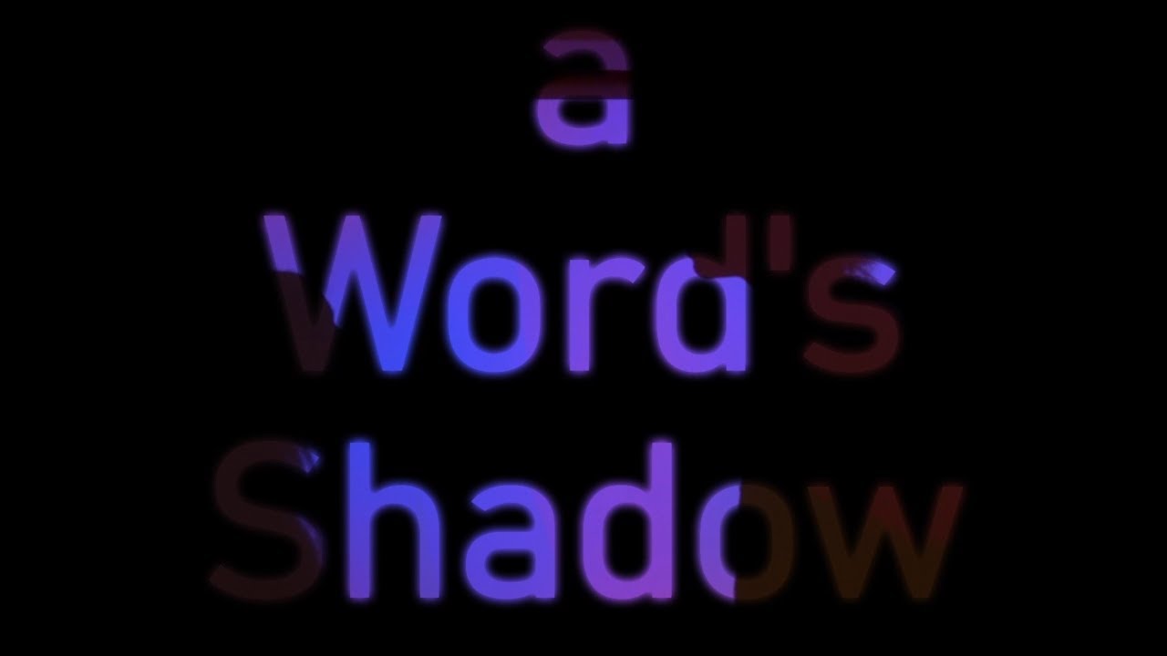a Word's Shadow | FIL 124 - YouTube