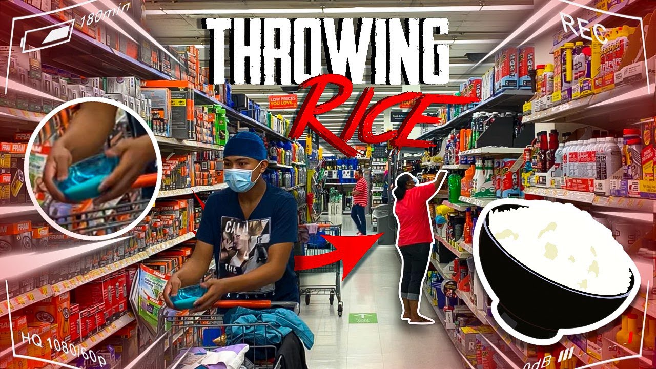 Throwing Rice At Strangers Prank!!! (GONE WRONG) - YouTube