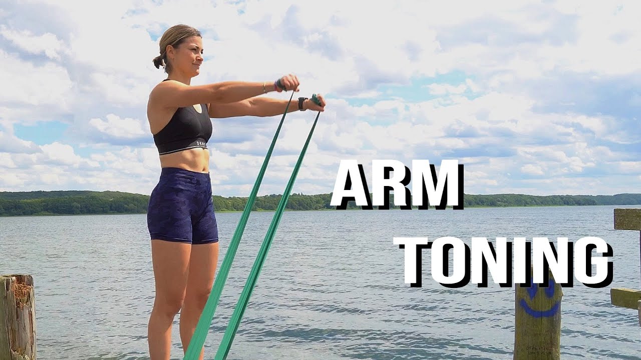 ARM WORKOUT with flexband 💪🏽 High Interval Training | Beginner friendly ...