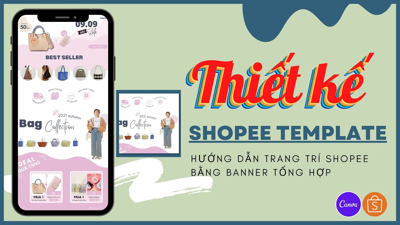 Hướng dẫn trang trí shopee bằng banner tổng hợp | Trang trí shopee bằng ...
