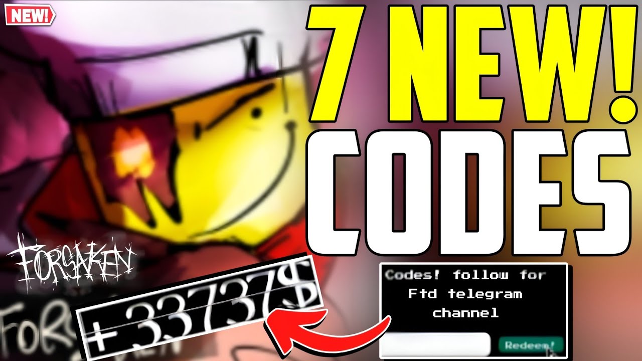 ⚠️NEW!! CODES⚠️UPDATE ROBLOX FORSAKEN IN 2026- CODES FORSAKEN FORSAKEN ...