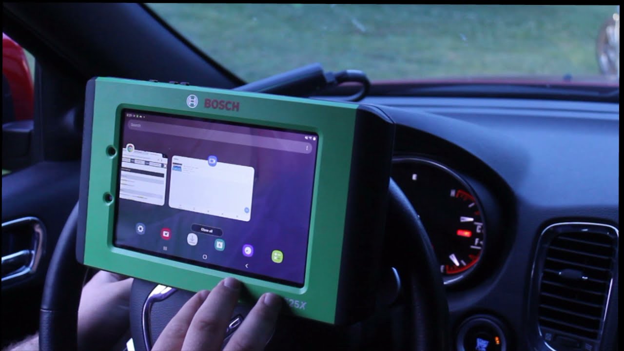 Bosch ADS 525X Scanning a 2014 Dodge Durango - YouTube