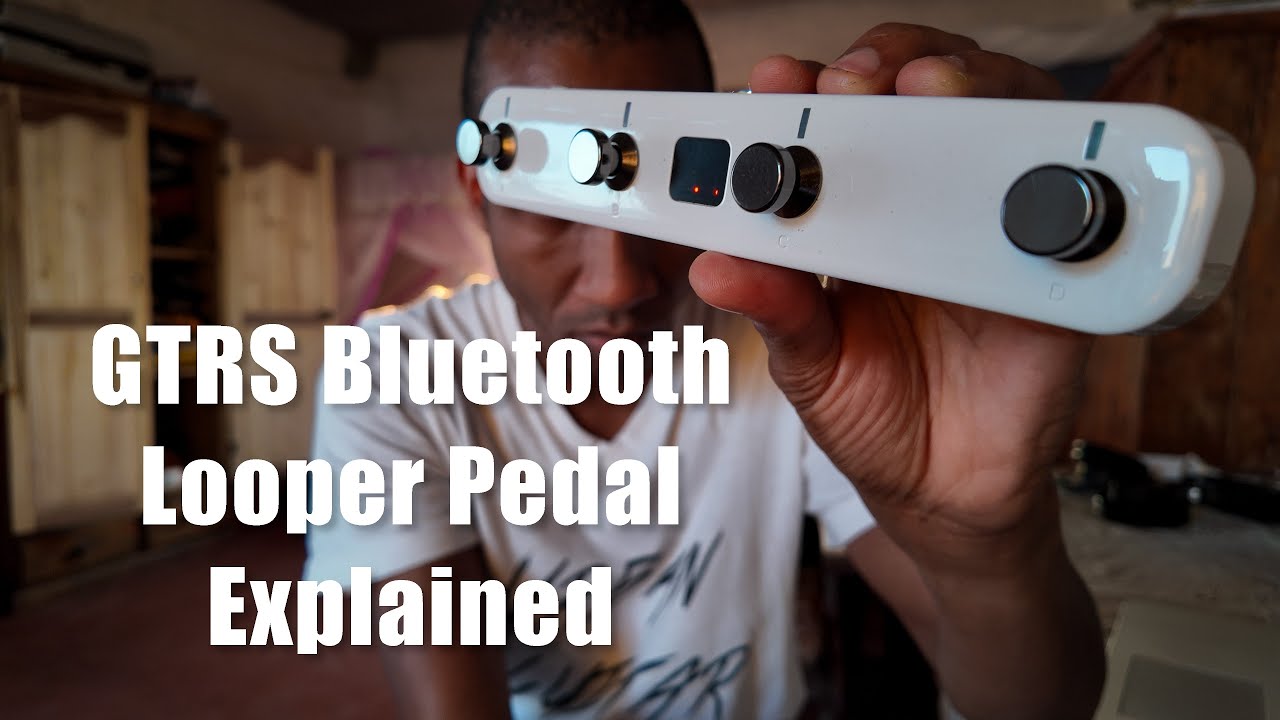 GTRS GWF4 bluetooth foot pedal looper explained - YouTube