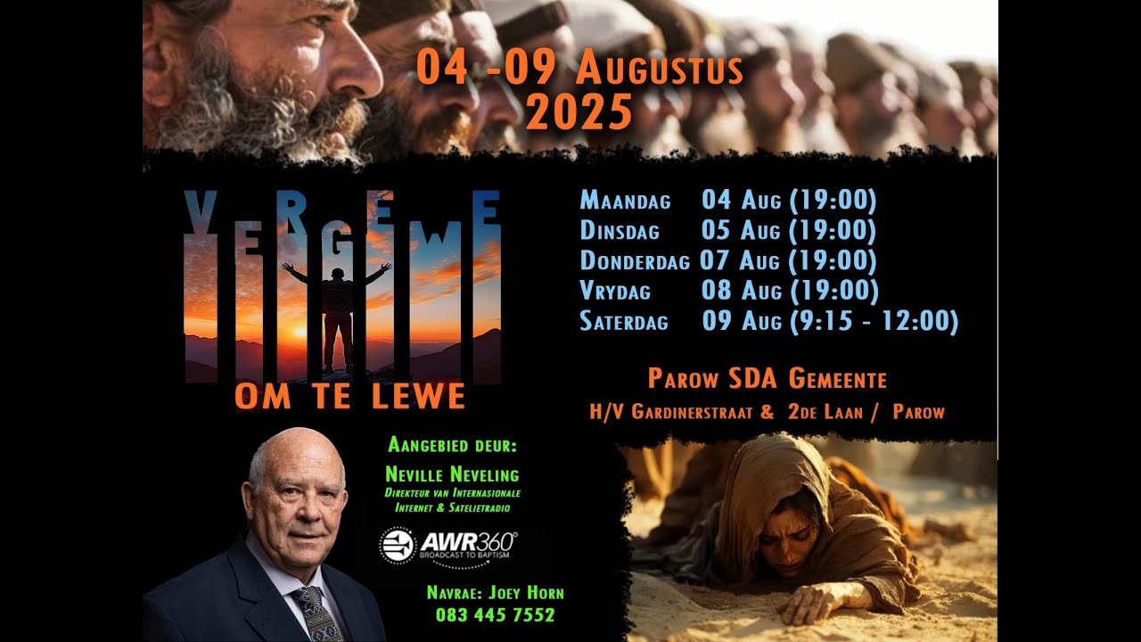 2025-08-09 - Vergewe om te Lewe - Nevelle Neveling - Deel 5 - YouTube