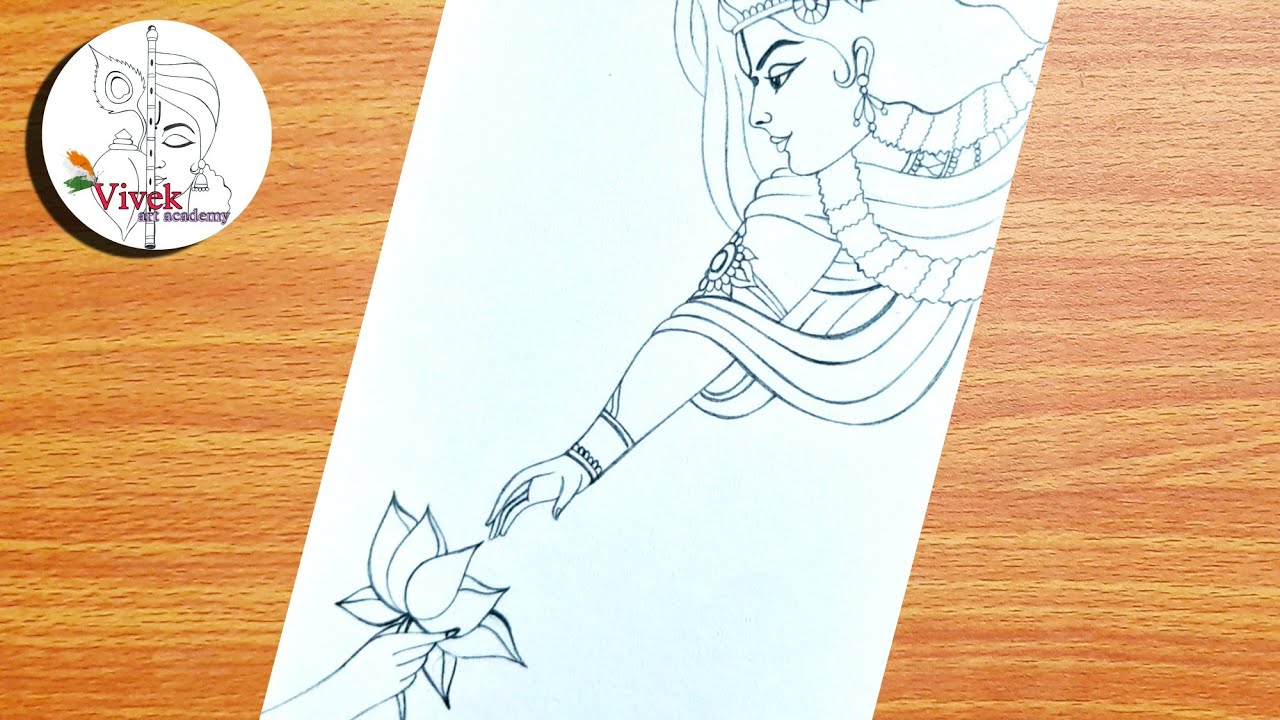 Lord Vishnu Drawing | How to Draw Lord Vishnu Step by Step | Shri Hari ...
